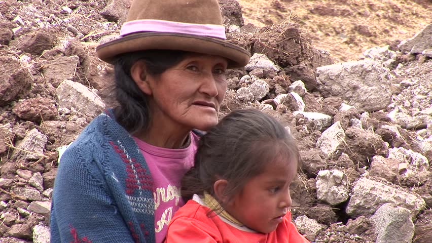 Cusco, Peru, South America. October 2007 Video Footage Of Poor Children ...