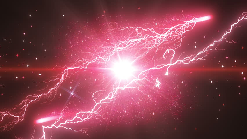 Lightning and Sparkling Particle Effect Stock Footage Video (100% ...