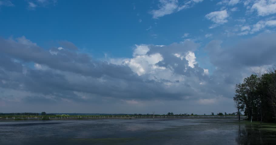 Clouds over the Marsh Landscape image - Free stock photo - Public ...