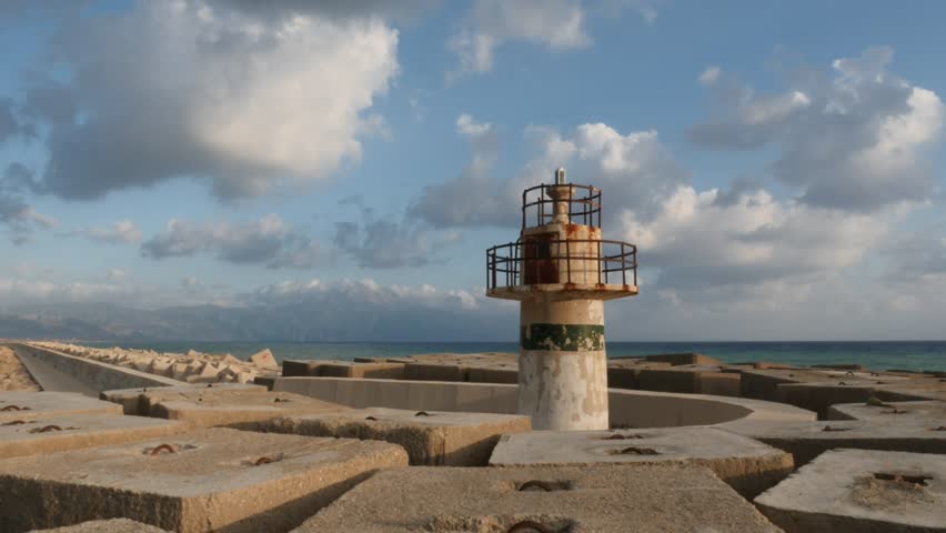Lighthouse and reflections on the lake image - Free stock photo ...