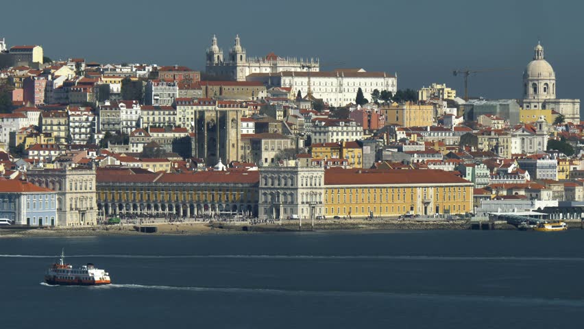 Harbor View from Lisbon, Portugal image - Free stock photo - Public ...