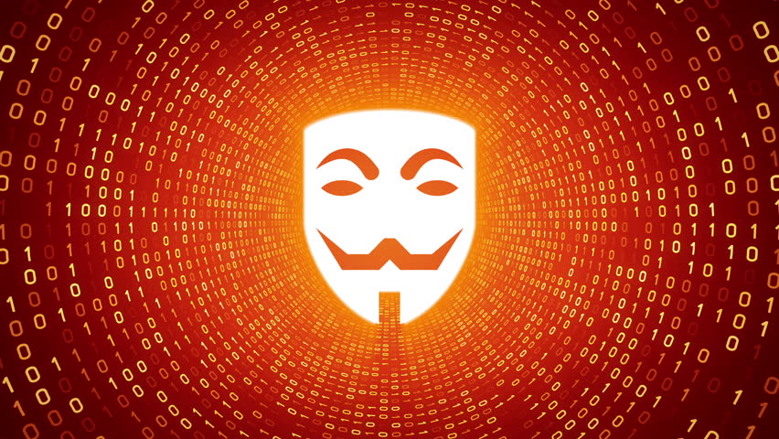 Editorial Animation: White Anonymous Mask Stock Footage Video (100% ...