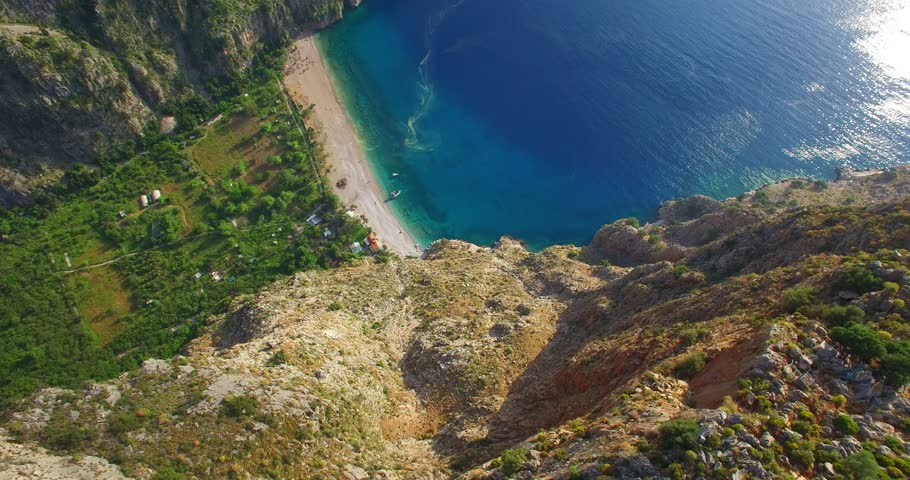 Beach and Mediterranean Sea landscape in Turkey image - Free stock ...