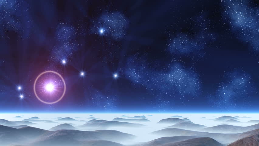 Bright Stars in the Sky over the Hills image - Free stock photo ...