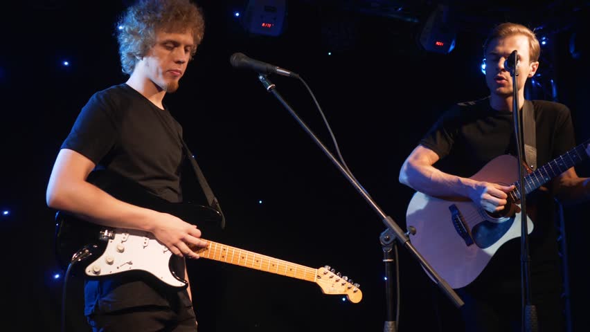 two-musicians-on-stage-performing image - Free stock photo - Public ...