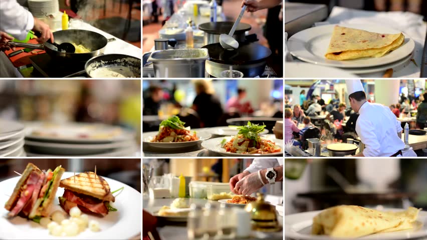 4K Compilation (montage) - Chefs Prepare Food (meals) In Restaurant ...