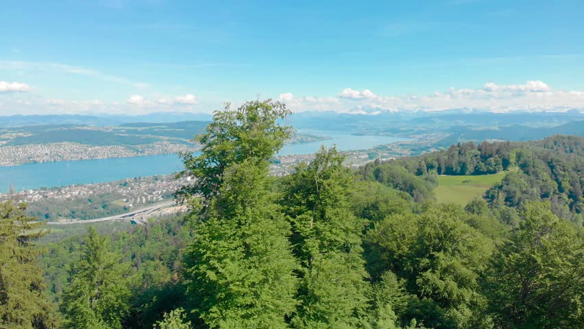 Overlook at the clouds in the Swiss Alps image - Free stock photo ...