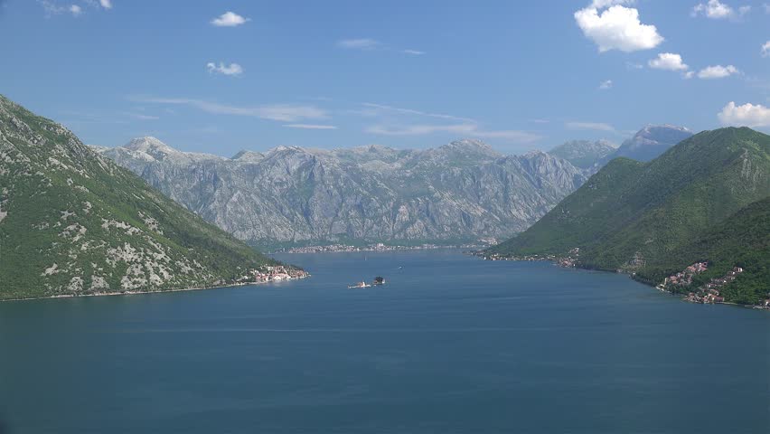 Mountain landscape on the shoreline in Montenegro image - Free stock ...