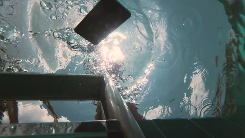 Dropping Smartphone, Phone Falls Into Stock Footage Video (100% Royalty ...