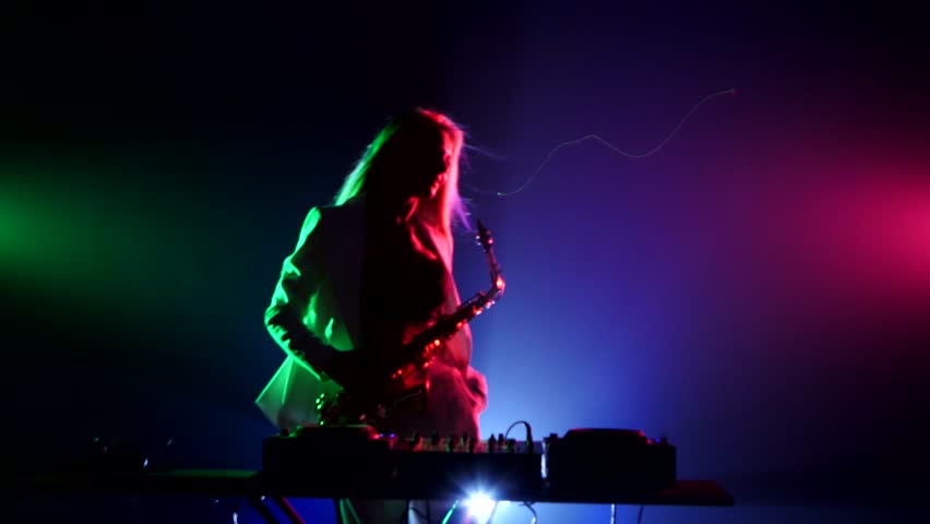 3D Animation. Highly Realistic Animation Of A CGI Woman's Silhouette ...