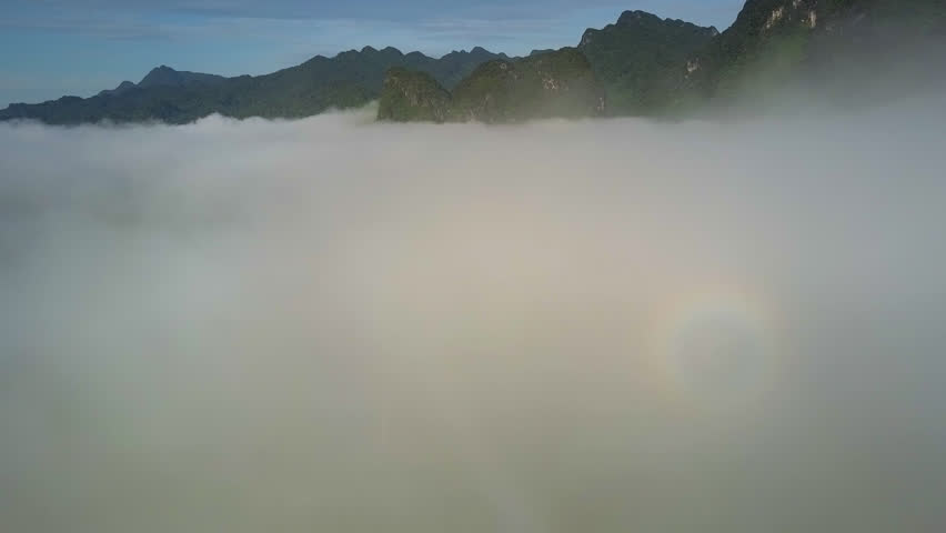 Rainbow in the landscape with fog image - Free stock photo - Public ...