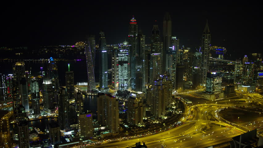 Dubai - March 2018: Aerial Stock Footage Video (100% Royalty-free ...