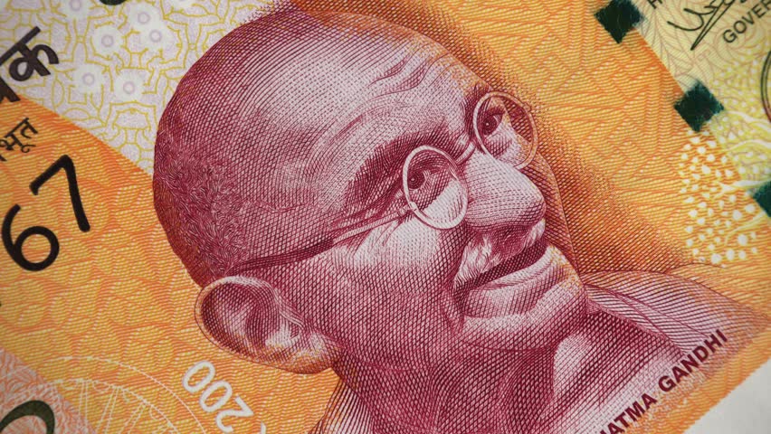 Indian Money with Ghandi on the bill image - Free stock photo - Public ...