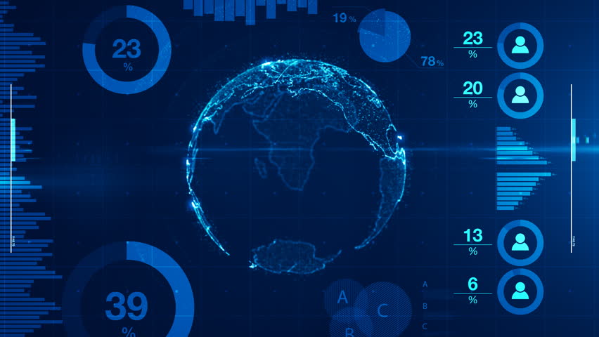 Worldwide Global Business and Technology Stock Footage Video (100% ...