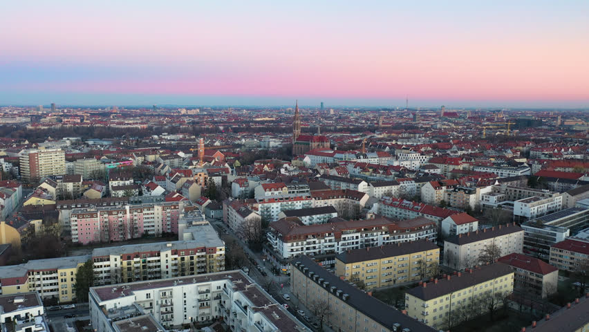 Cityscape View and sky of Munich, Germany image - Free stock photo ...