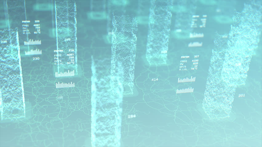 Towers of Data Rise up Stock Footage Video (100% Royalty-free ...