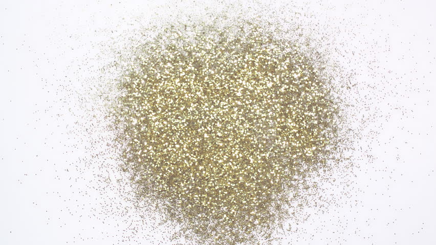 Gold Glitter Exploding Towards Camera Stock Footage Video (100% Royalty ...