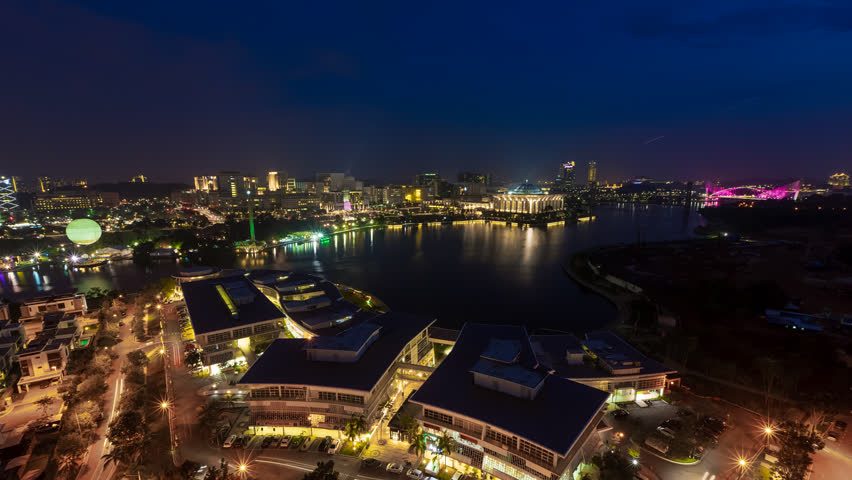 Time Lapse of Aerial Angle Stock Footage Video (100% Royalty-free ...