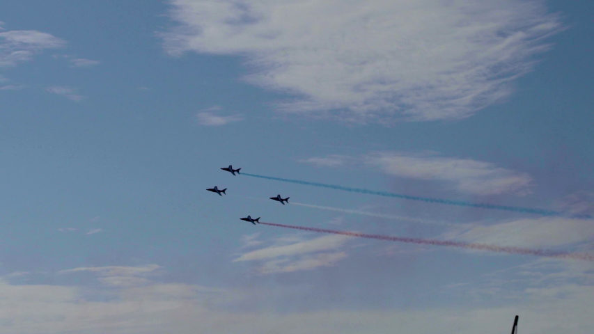 Four jets flying in formation image - Free stock photo - Public Domain ...