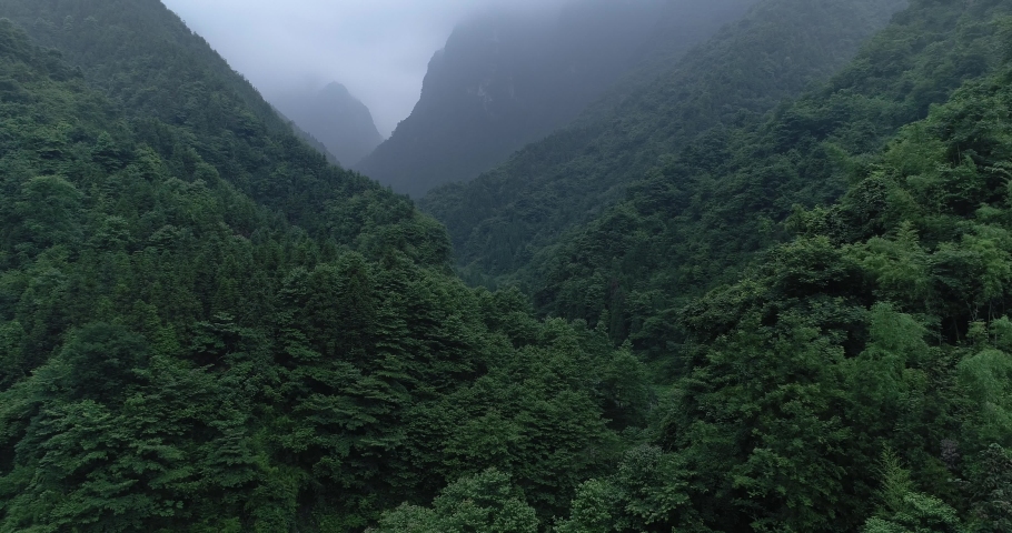 River, valley, and Mountains landscape in Sichuan, China image - Free ...