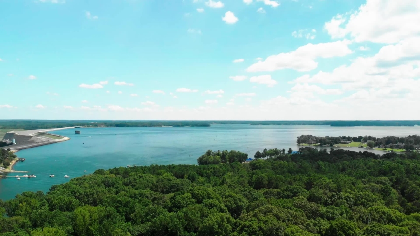 Lake Murray Dam in Columbia, South Carolina image - Free stock photo ...