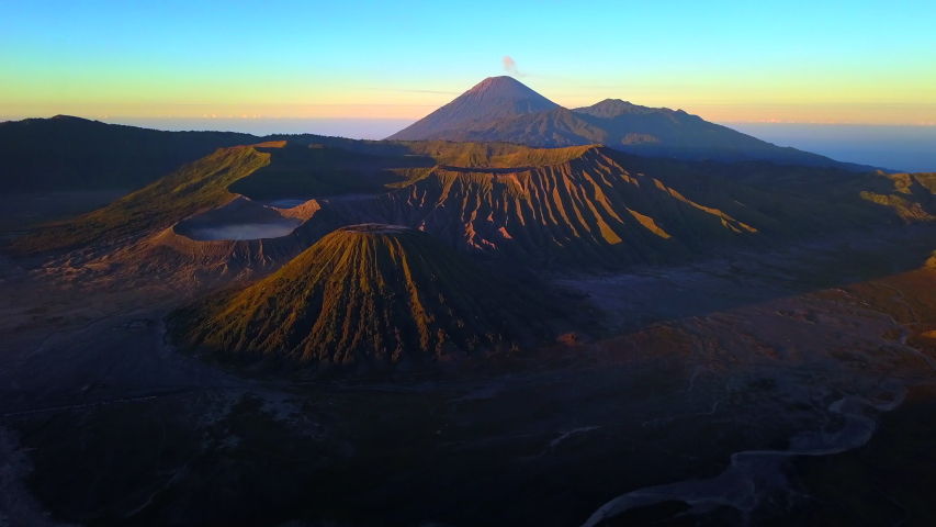 Landscape of Mount Bromo on the Island of Java, Indonesia image - Free ...