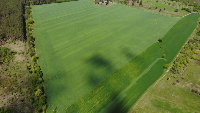 Panoramic View of Farmland from on high image - Free stock photo ...
