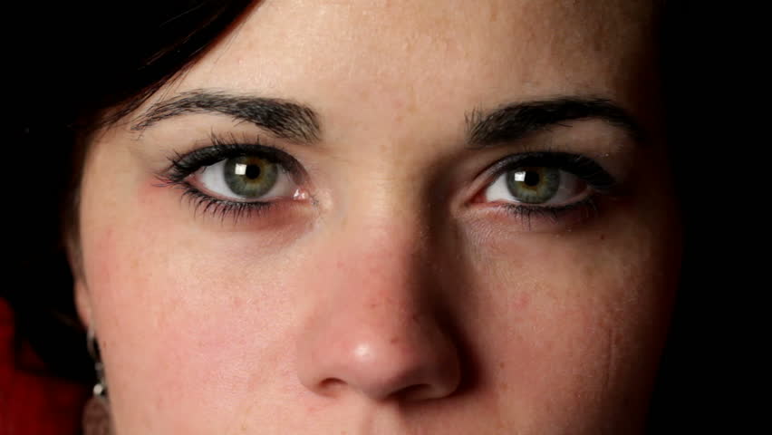 Stock video of females face lit from one side | 1038544 | Shutterstock