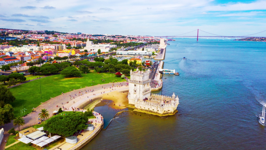 Harbor View from Lisbon, Portugal image - Free stock photo - Public ...