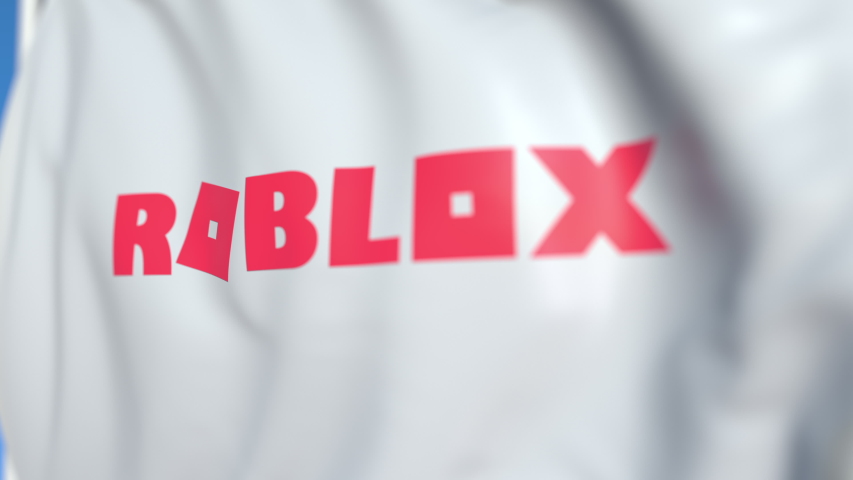 Flying Flag with Roblox Logo, Stock Footage Video (100% Royalty-free ...