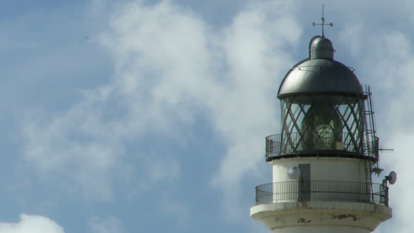 Lighthouse Timelapse Close up Stock Footage Video (100% Royalty-free ...