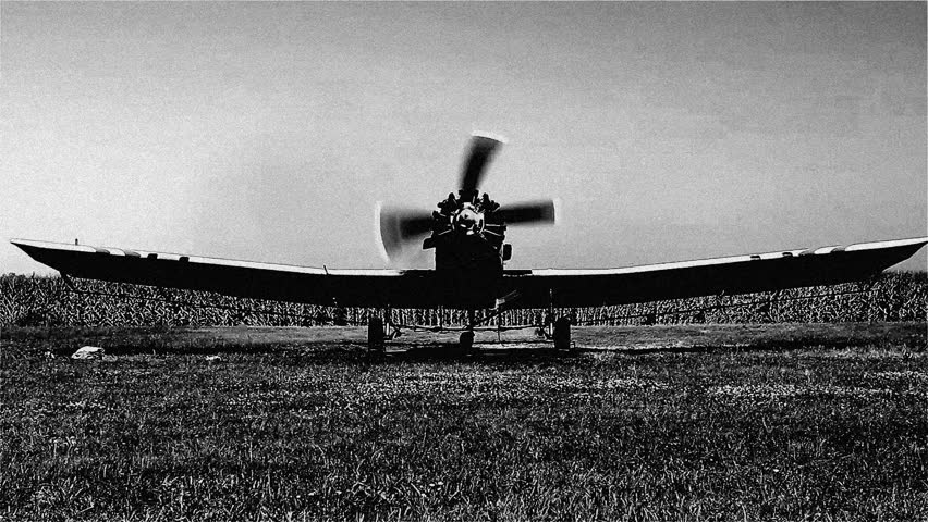 Old Crop Duster On Ground. Yellow Agricultural Spray Airplane Is ...