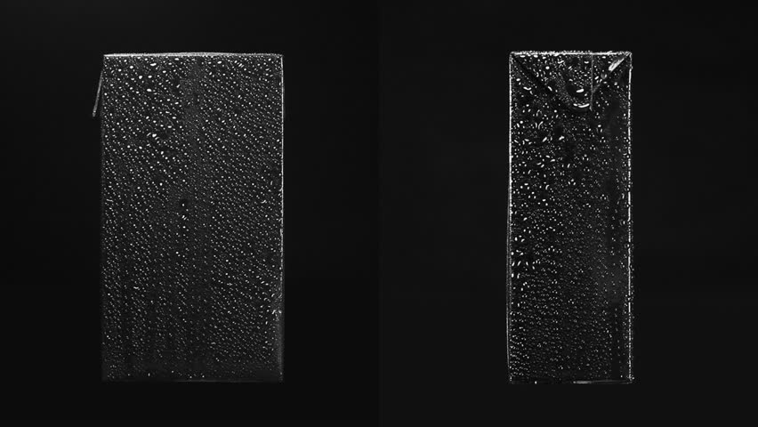 Wet Boxes On the Black Stock Footage Video (100% Royalty-free) 1091404 ...