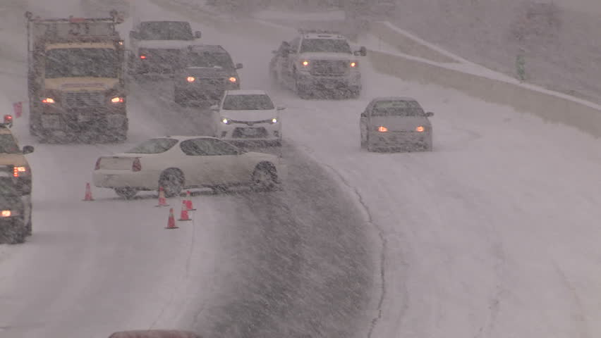 Ontario, Canada December 2010 Car Accident And Crash Scene In Winter ...