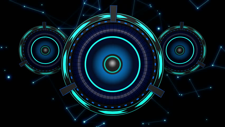 Futuristic User Interface. HUD UI. Abstract Virtual Graphic Touch User ...