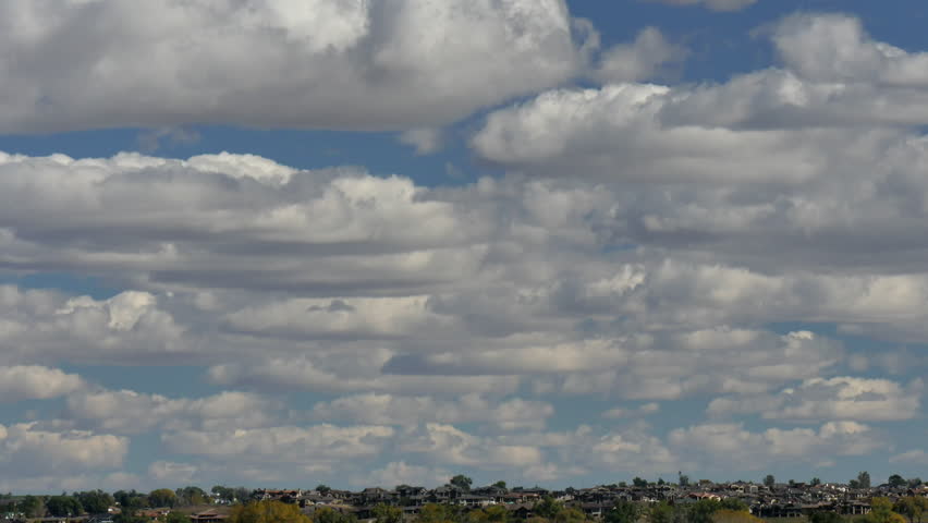 Fall Sky. Cold Air Sweeps Stock Footage Video (100% Royalty-free ...