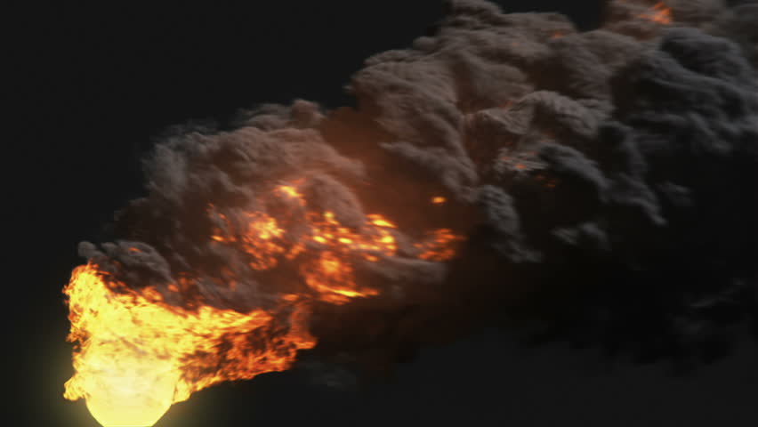 Stock video of smoke billows from a burning hot | 1156924 | Shutterstock