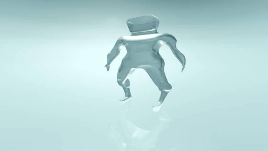 Animated Growing Liquid Human 4k. Stock Footage Video (100% Royalty ...