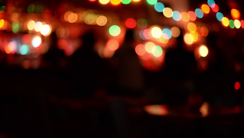 Blur Shot of Crowded Bar. Stock Footage Video (100% Royalty-free ...