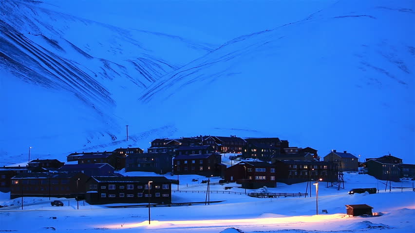 Longyearbyen, Spitsbergen, Norway - April Stock Footage Video (100% ...