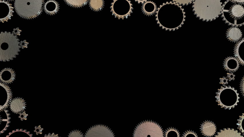 Gear Cogs Border Rotating System Gearbox Watch Mechanism Composite ...