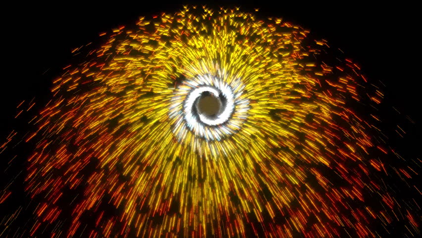 Stock video of fireworks pinwheel catherine wheel celebration display ...