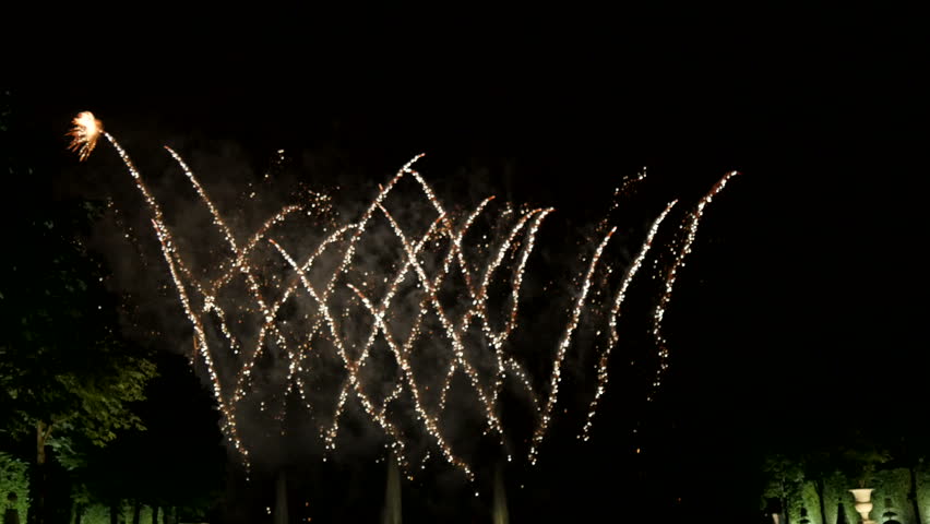 Stock video of fireworks flying into the sky at | 12500114 | Shutterstock