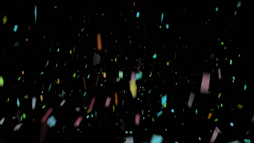 4k Colorful Paper Shoot Particles Stock Footage Video (100% Royalty ...