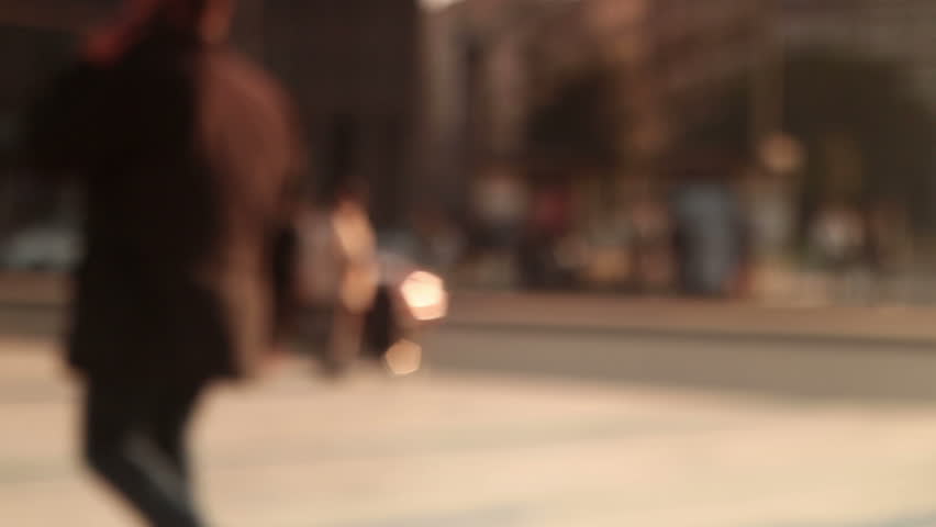 Scenery of Traffic and People Stock Footage Video (100% Royalty-free ...