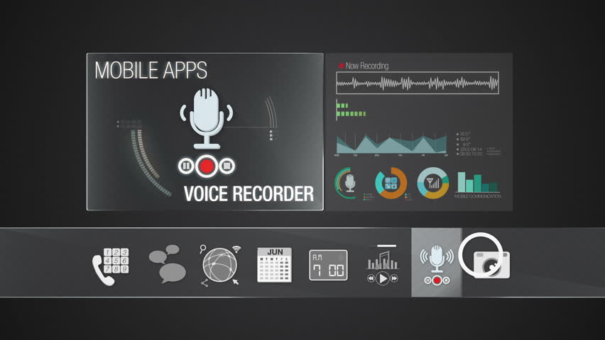 Intro Technology Interface Screen With Copy Space Стоковые футажи для ...