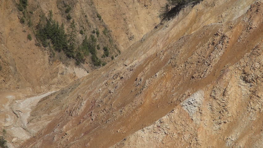 Stock video of deep ravine red stone pit wild | 12991694 | Shutterstock