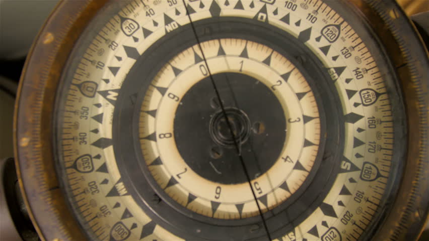 Old Clock Or Ancient Nautical Instrument, Animation Of Cogs Working ...