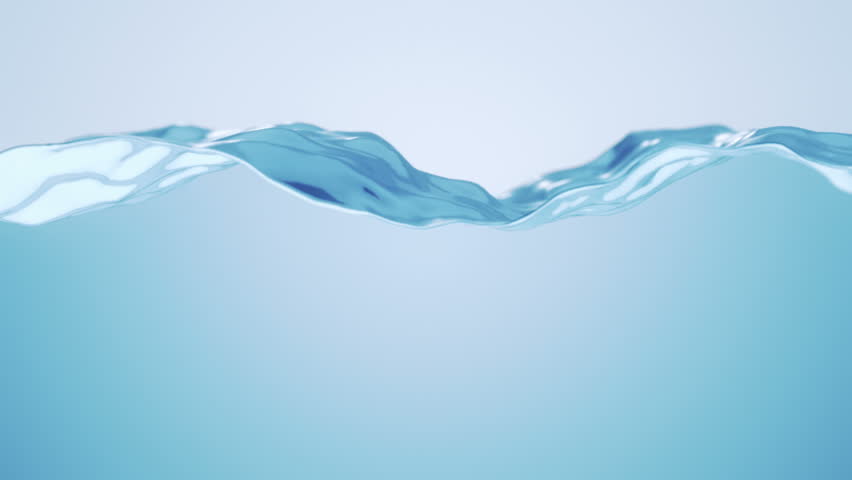 Beautiful Water Surface. Abstract Background With Animation Waving Of ...