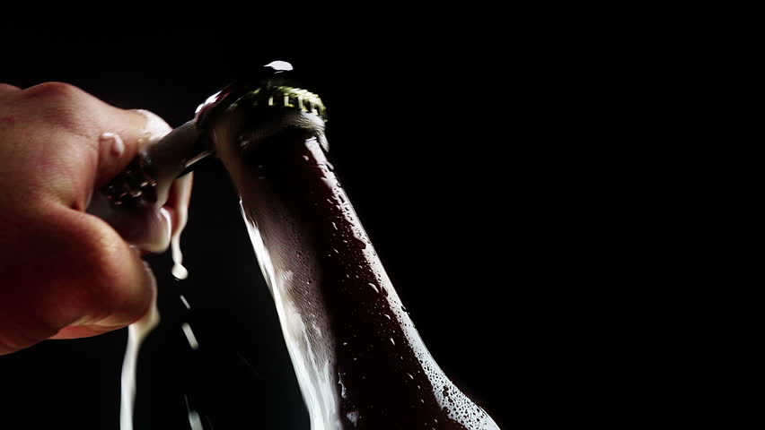Man Uncap a Bottle of Stock Footage Video (100% Royalty-free) 14207534 ...